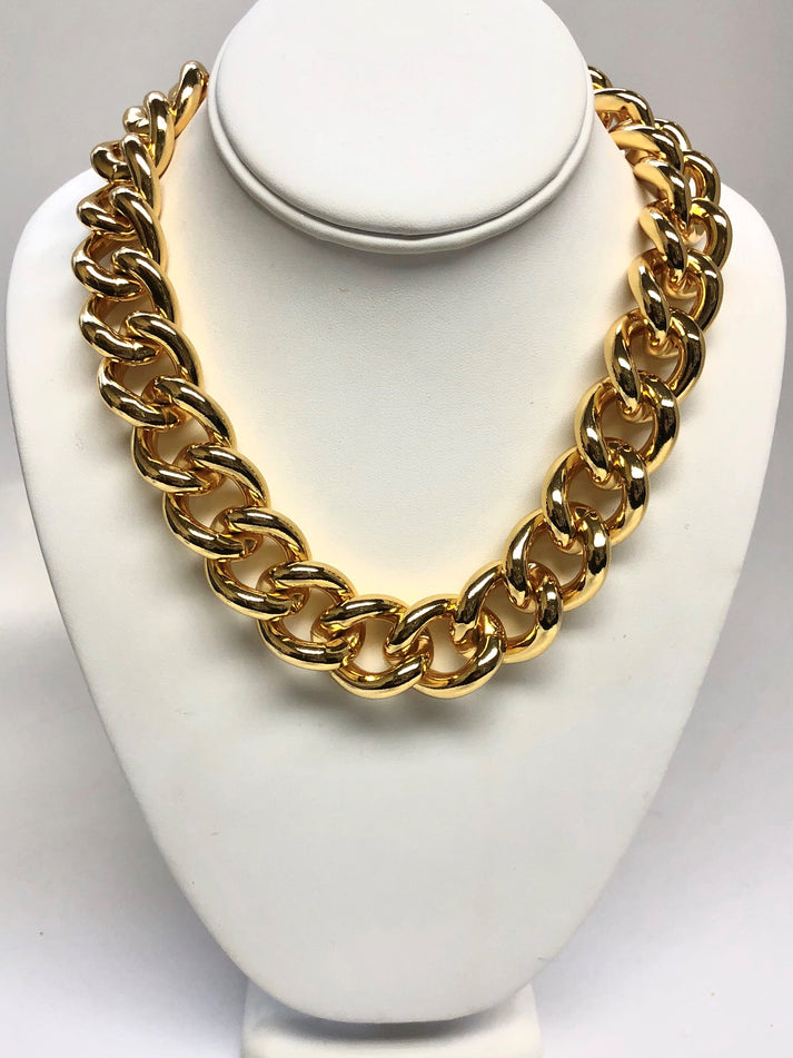 18 1-2" Gold Medium Size Chain Necklace – Kenneth Jay Lane
